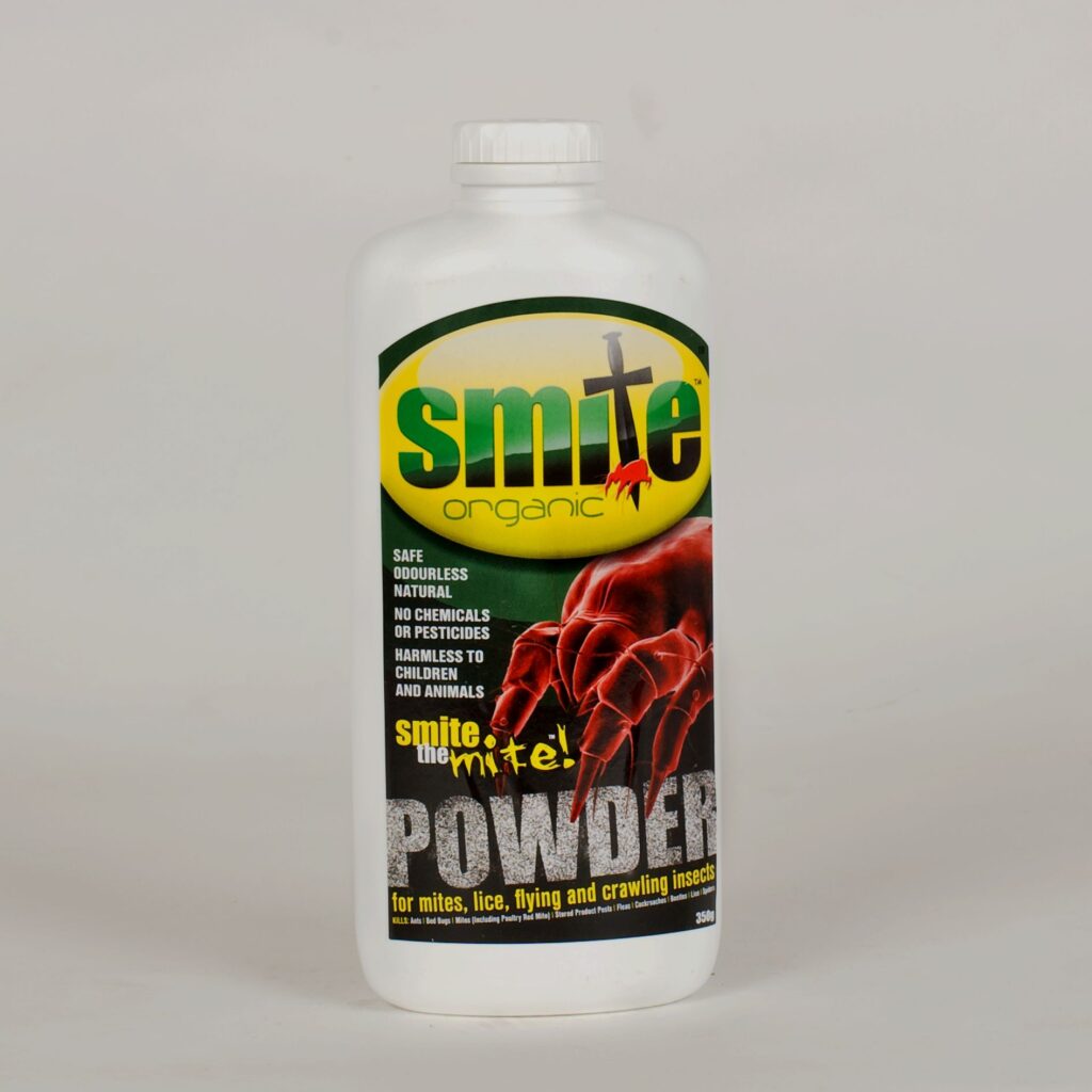 SMITE ORG MITE LOUSE POWDER - 350G PUFFER - Taylor Made Poultry